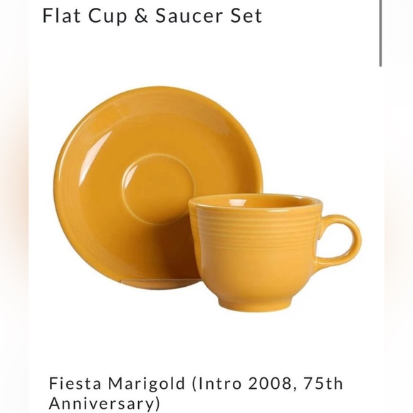Fiesta | Kitchen | Fiesta Marigold 5 Piece Place Setting Vintage 75th ...